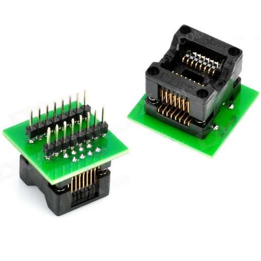 مبدل SOP20-20pin مناسب آی سی 8 پایه پهن