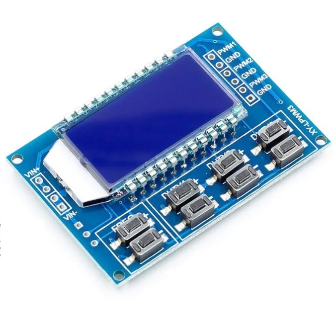 ماژول PWM ژنراتور 3 کاناله HW-752 به همراه نمایشگر