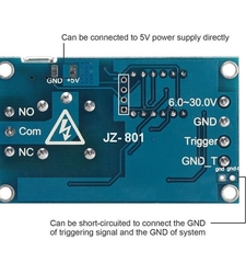 ماژول تایمر 30-6 ولت قابل تنظیم همراه با رله و نمایشگر مدل JZ-801